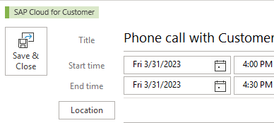 Custom properties assignment - SAP Cloud for Customer Server-Side Integration (SSI)