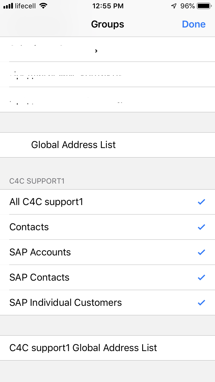 Using on mobile devices - SAP Cloud for Customer Server-Side Integration (SSI)